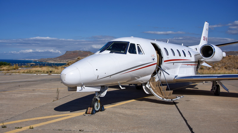 Privejet huren - Charter private jet van JetServiceNL